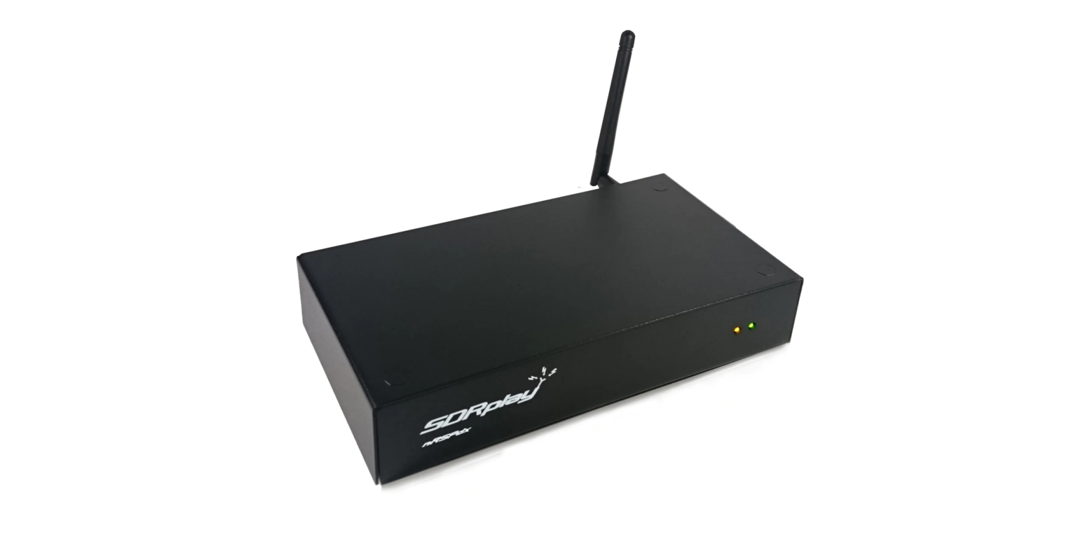 SDRplay nRSP-ST all in one, plug and play network receiver, 1kHz-2GHz