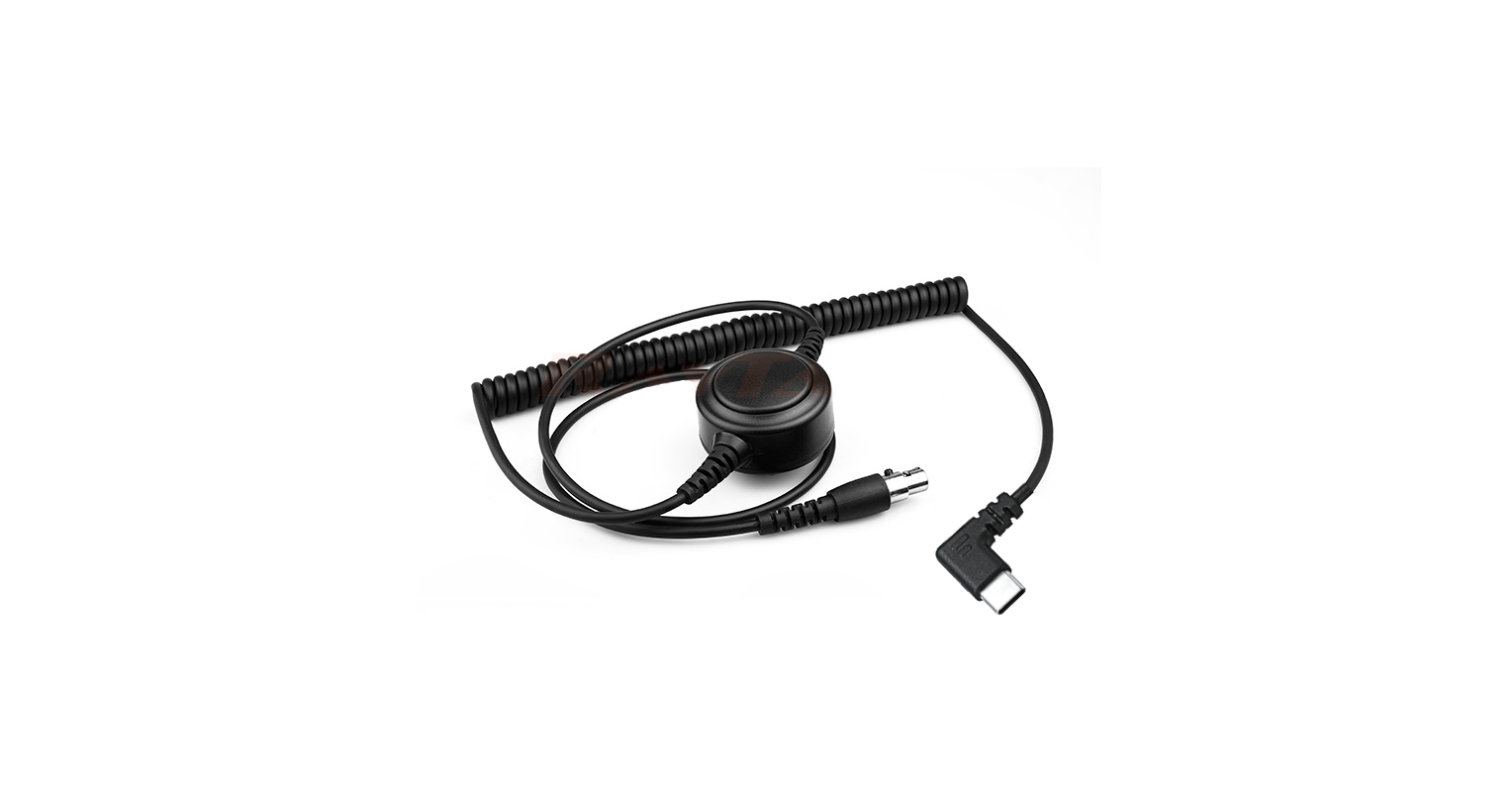 Anico 5D-PC1 5 pole DIN / Type-C cable with PTT / eChat E350, E360