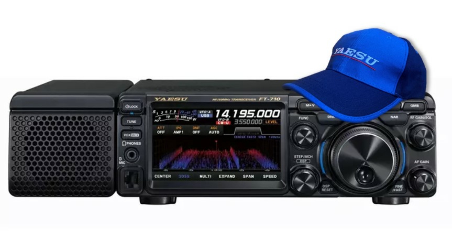 Yaesu FT-710 AESS 250 MHz, 100 W adóvevő HF/6M