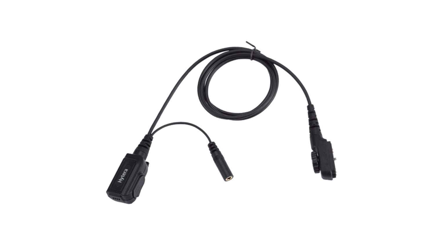 Hytera ACN-01 audio kit with PTT and microphone, without headphones