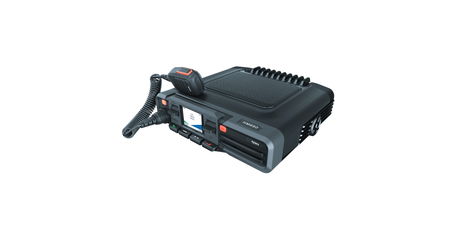 Hytera HM685 UHF DMR mobil radio GPS, Bluetooth