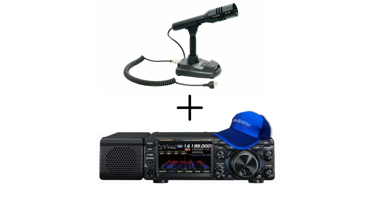 Yaesu FT-710 250 MHz, 100 W transceiver HF/6M